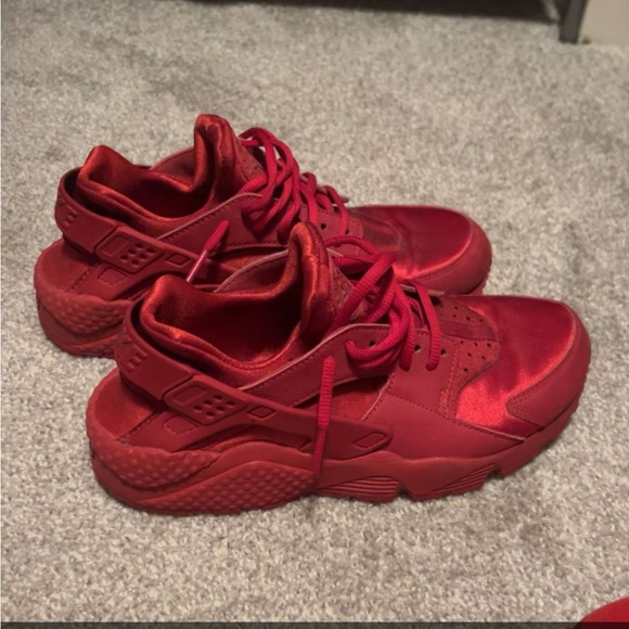 Nike | Shoes | Nike Red Huaraches | Poshmark